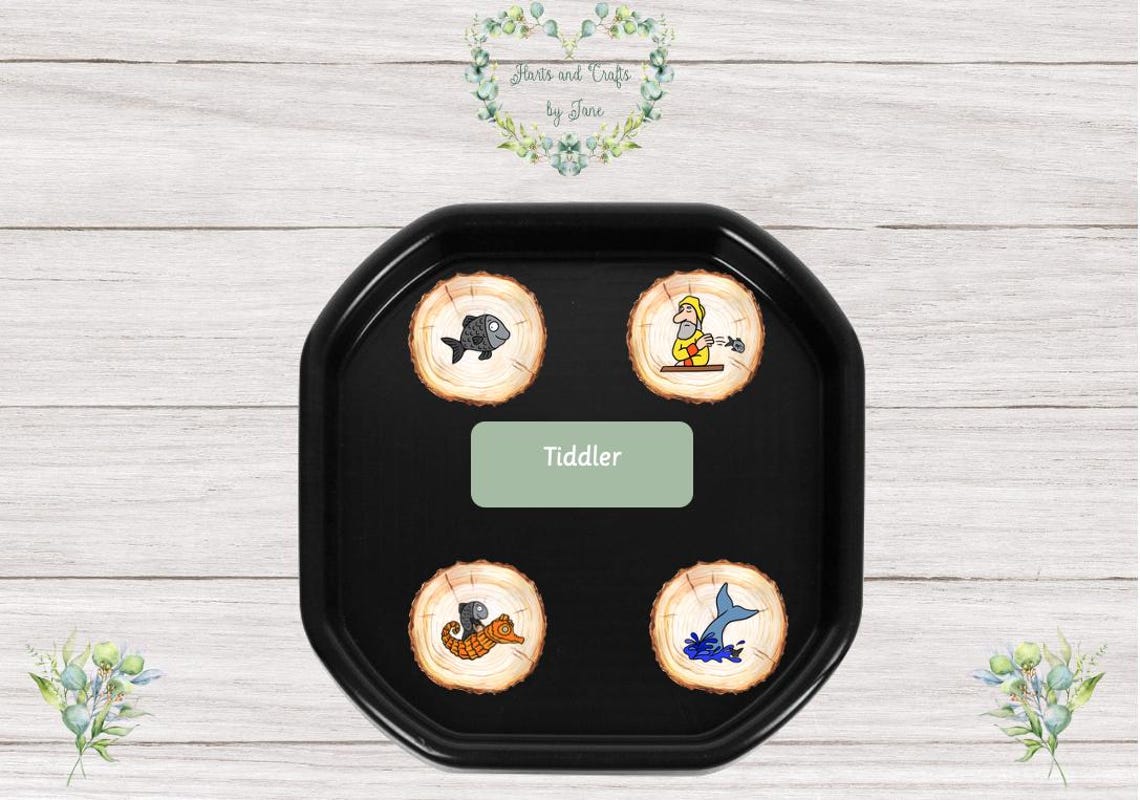 Tiddler Storytelling Wood Slice Images: Printable PDF (digital Download ...