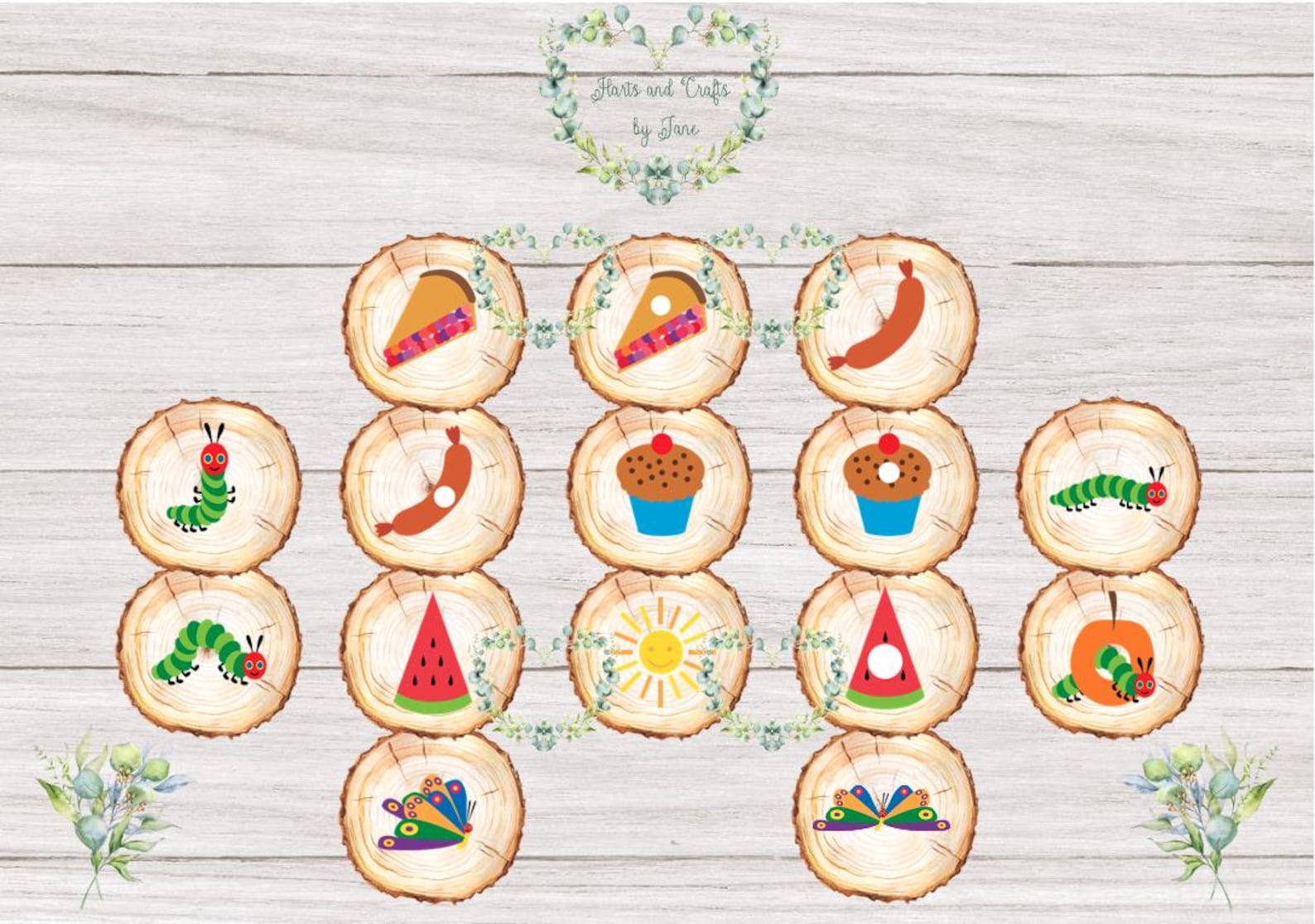 The Very Hungry Caterpillar Flashcards: Story Sequencing (PDF ...