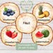 Fruit Flash Cards: Montessori Learning, Healthy Eating (PDF Download ...