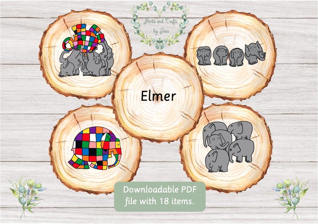 Elmer Flash Cards Elmer Story Sack Elmer Story Stones Elmer Story ...