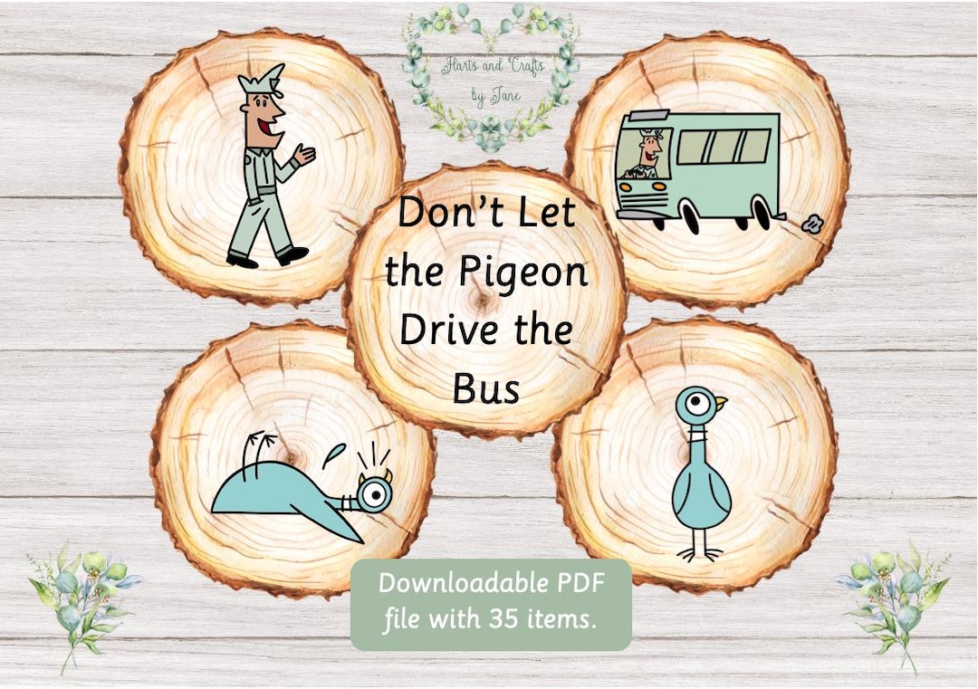 Don't Let the Pigeon Drive the Bus Mo Willems Inspired - Etsy
