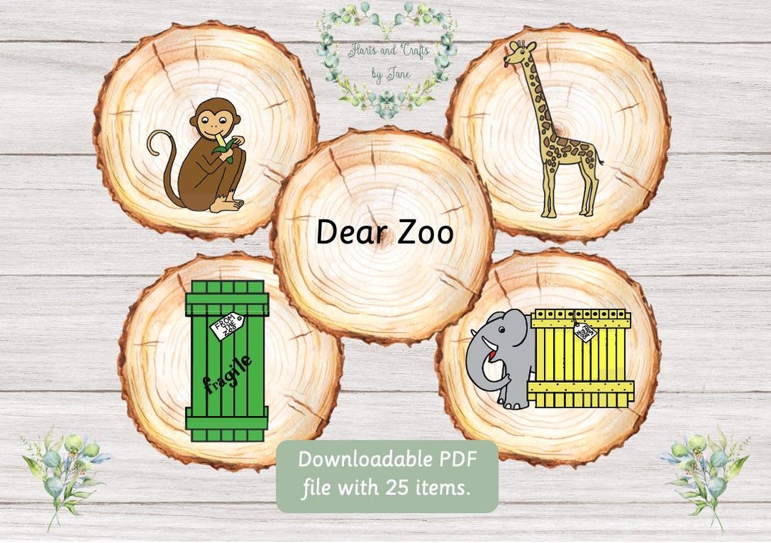 Dear Zoo Flash Cards Dear Zoo Story Logs Dear Zoo Story Stones Dear Zoo ...