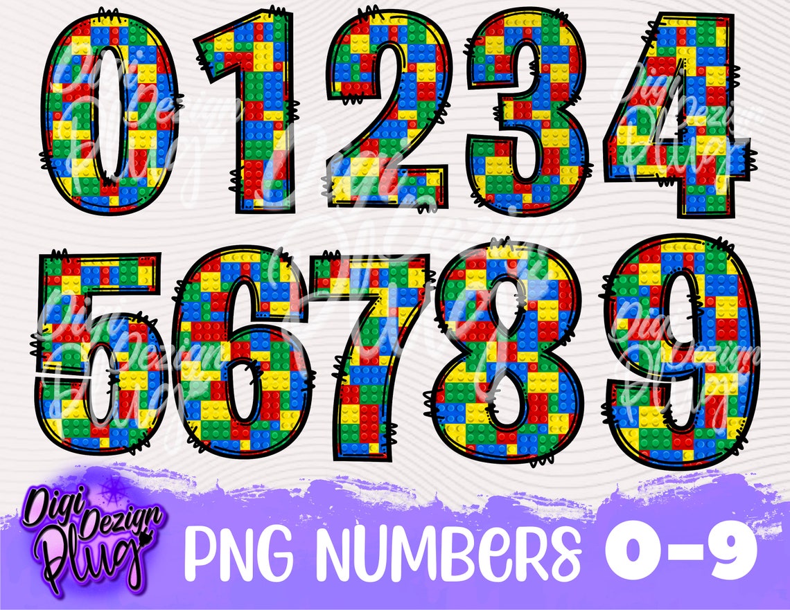 Building Blocks Numbers PNG Blocks Numbers 0-9 Png-building Blocks ...