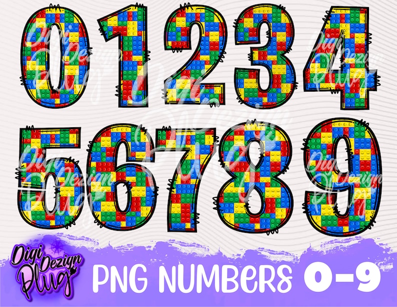 Building Blocks Numbers PNG Blocks Numbers 0-9 Png-building Blocks ...