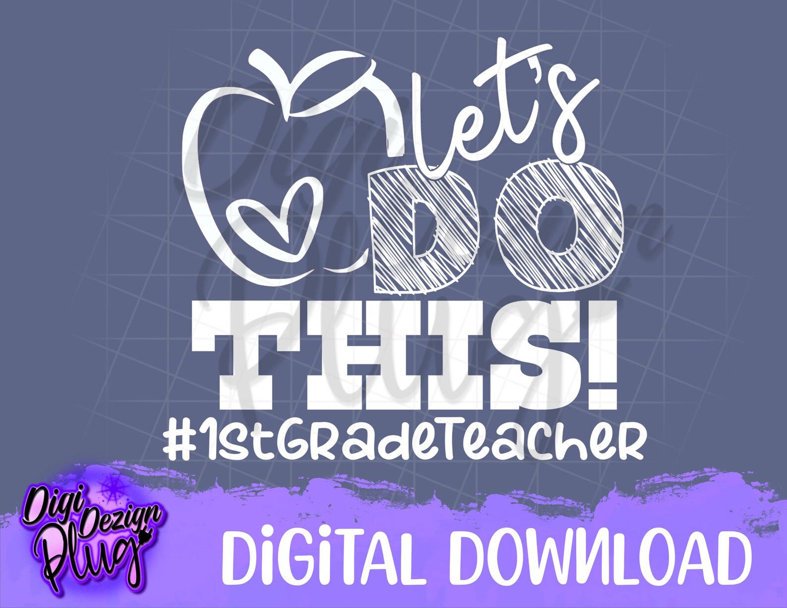 Lets Do This 1st Grade Svg Png 1st Grade Teacher Svg-png First Day of ...