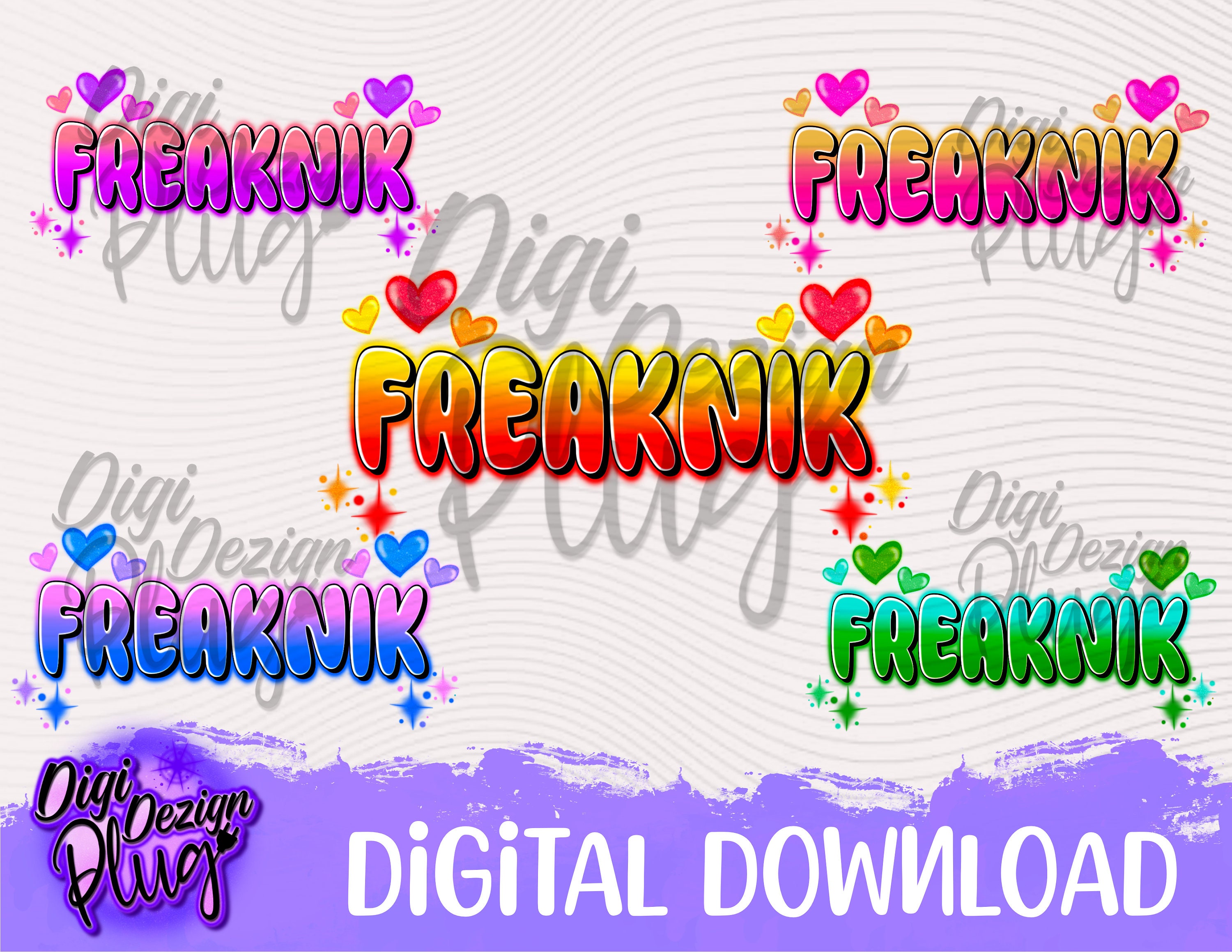 Freaknik Png Freaknik Airbrush Bundle Png-digital Download - Etsy