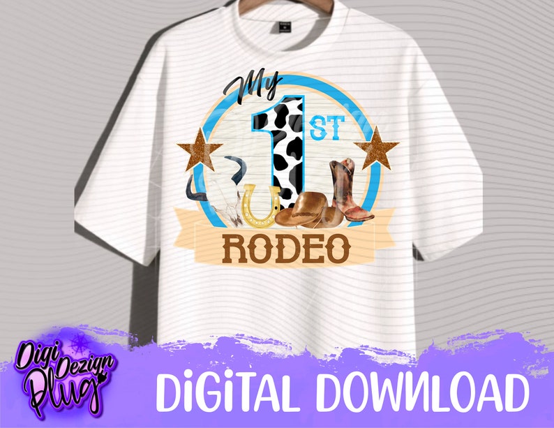 My 1st Rodeo Png-1st Birthday Png-digital Download - Etsy