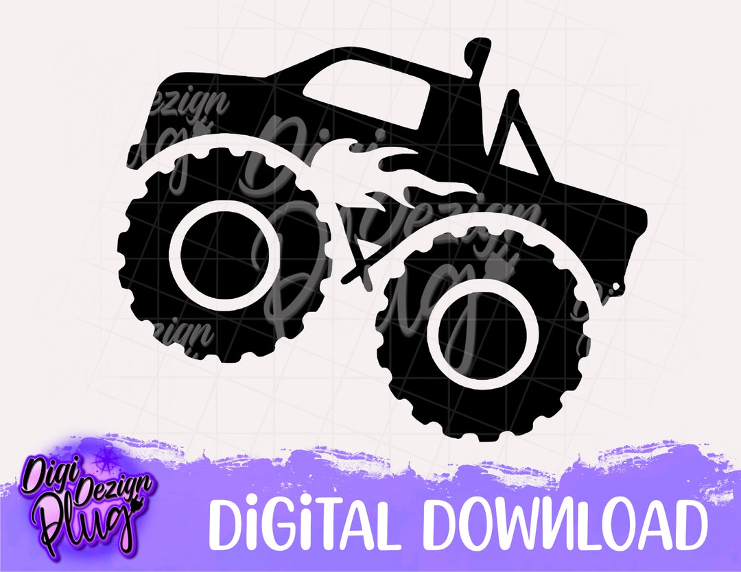 Monster Truck Svg Png Instant Digital Download - Etsy