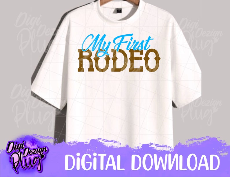 My 1st Rodeo Svg Png-1st Birthday Png-digital Download - Etsy