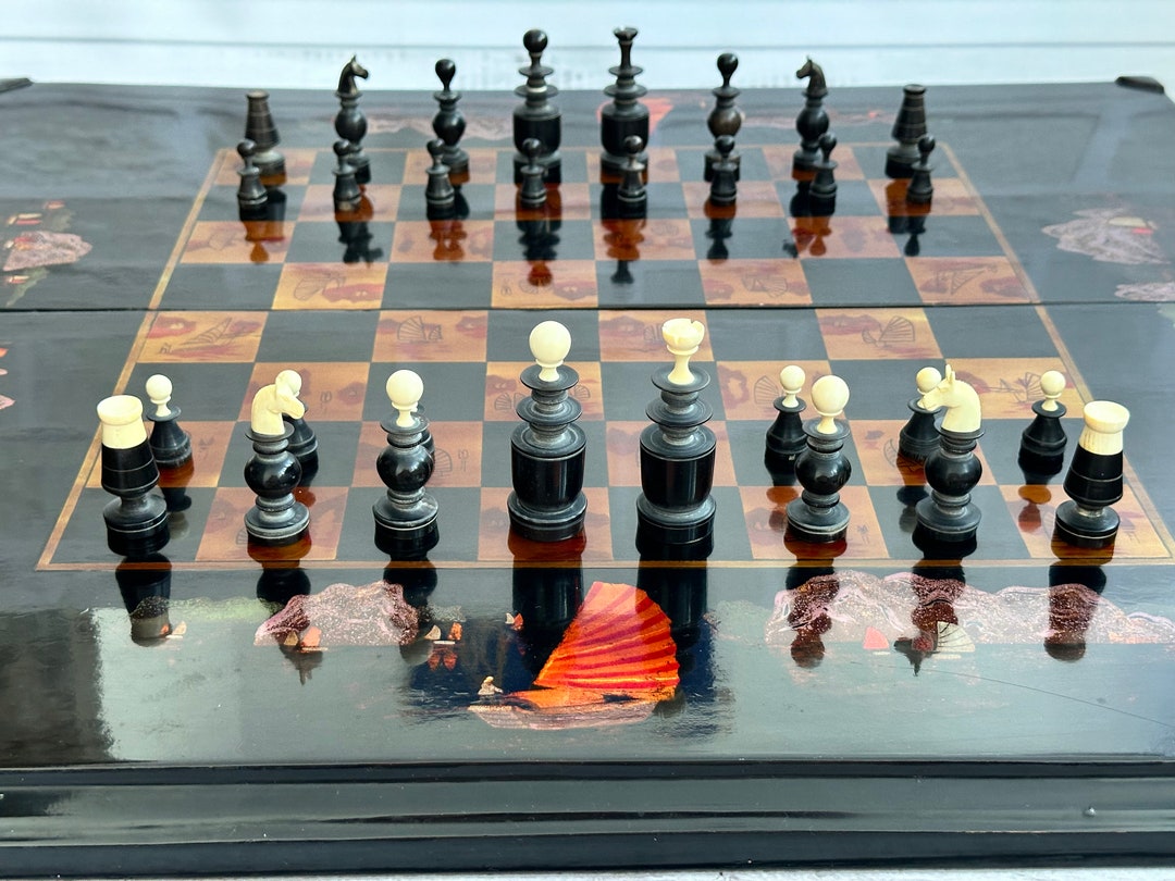 Vietnam Chess, Vietnam Checkers, Vietnam Backgammon 70s Vintage. - Etsy