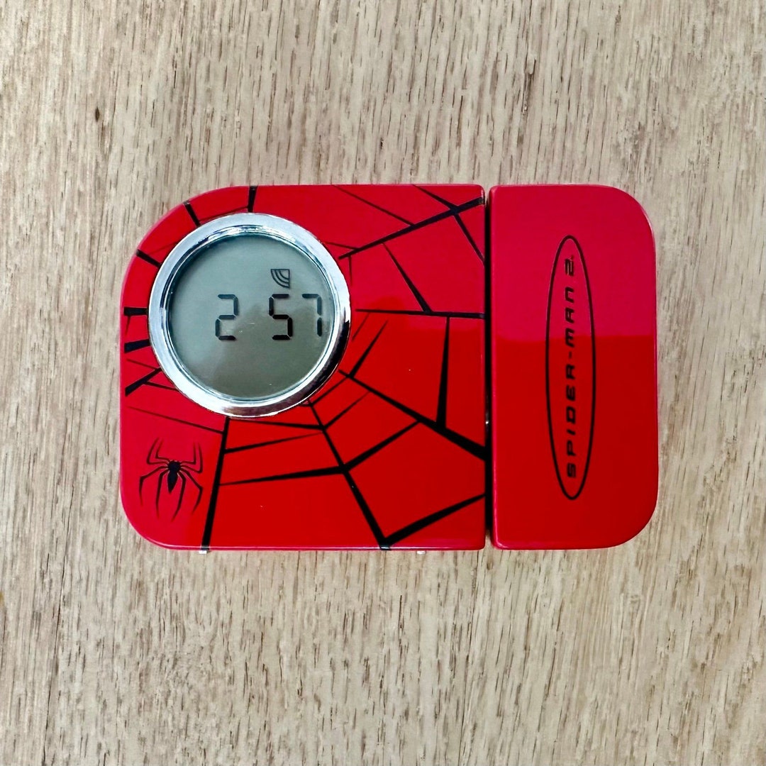 Marvel Spider-man 2 Projection Clock, 2004 Kellogg's Eggo - Etsy