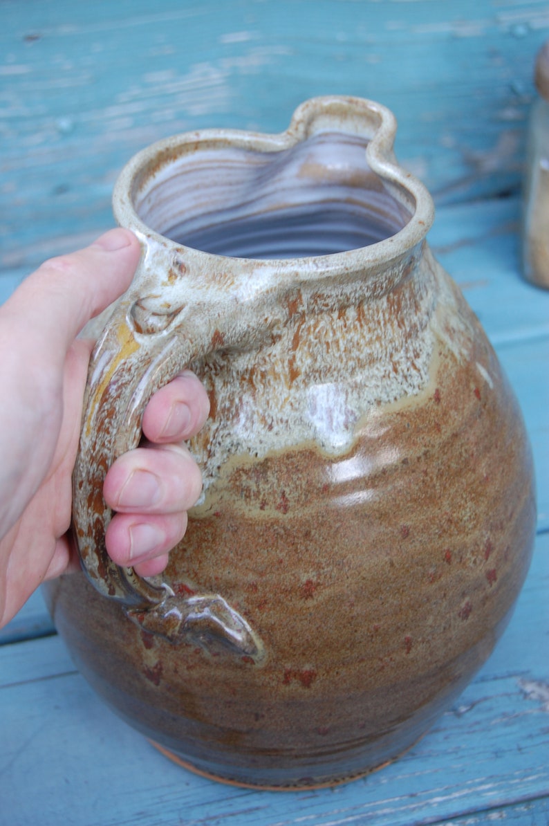 Large One Gallon Brownstone Pitcher Made to Order - Etsy