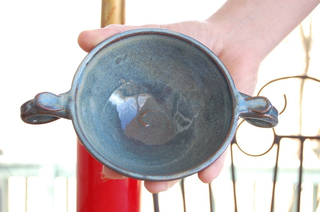 Loving Cup or Ceremonial Quaich in Slate Blue Made to Order - Etsy