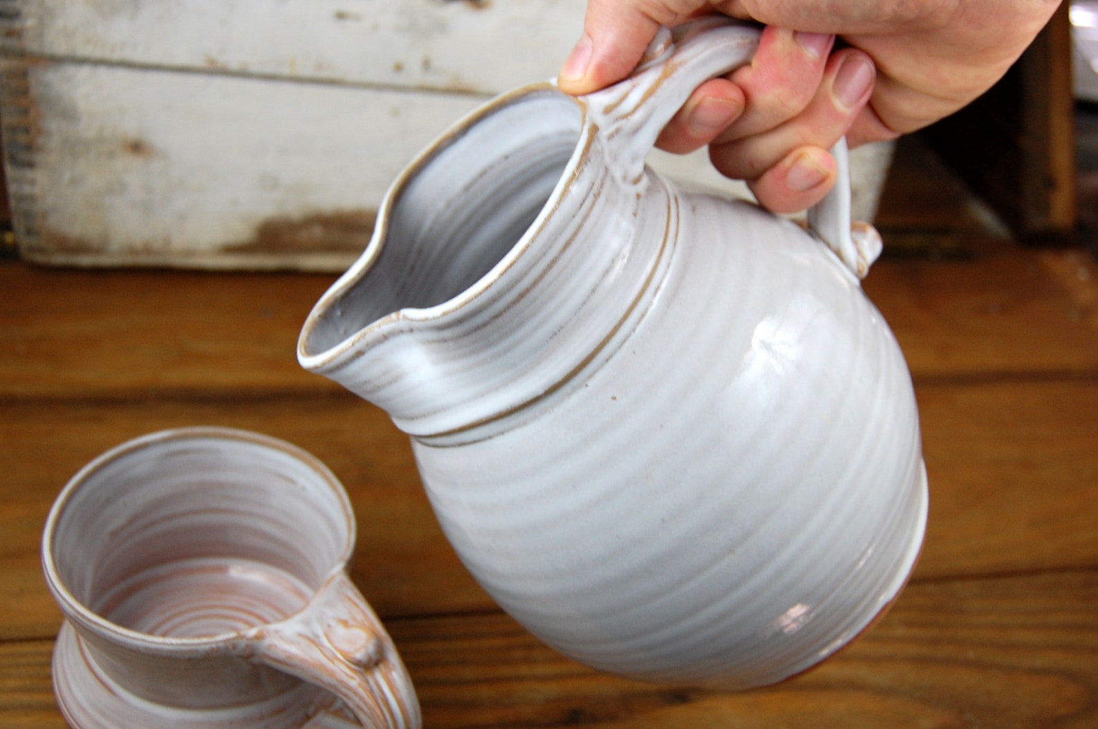 Half Gallon Pitcher in Shale - Made to Order - Etsy
