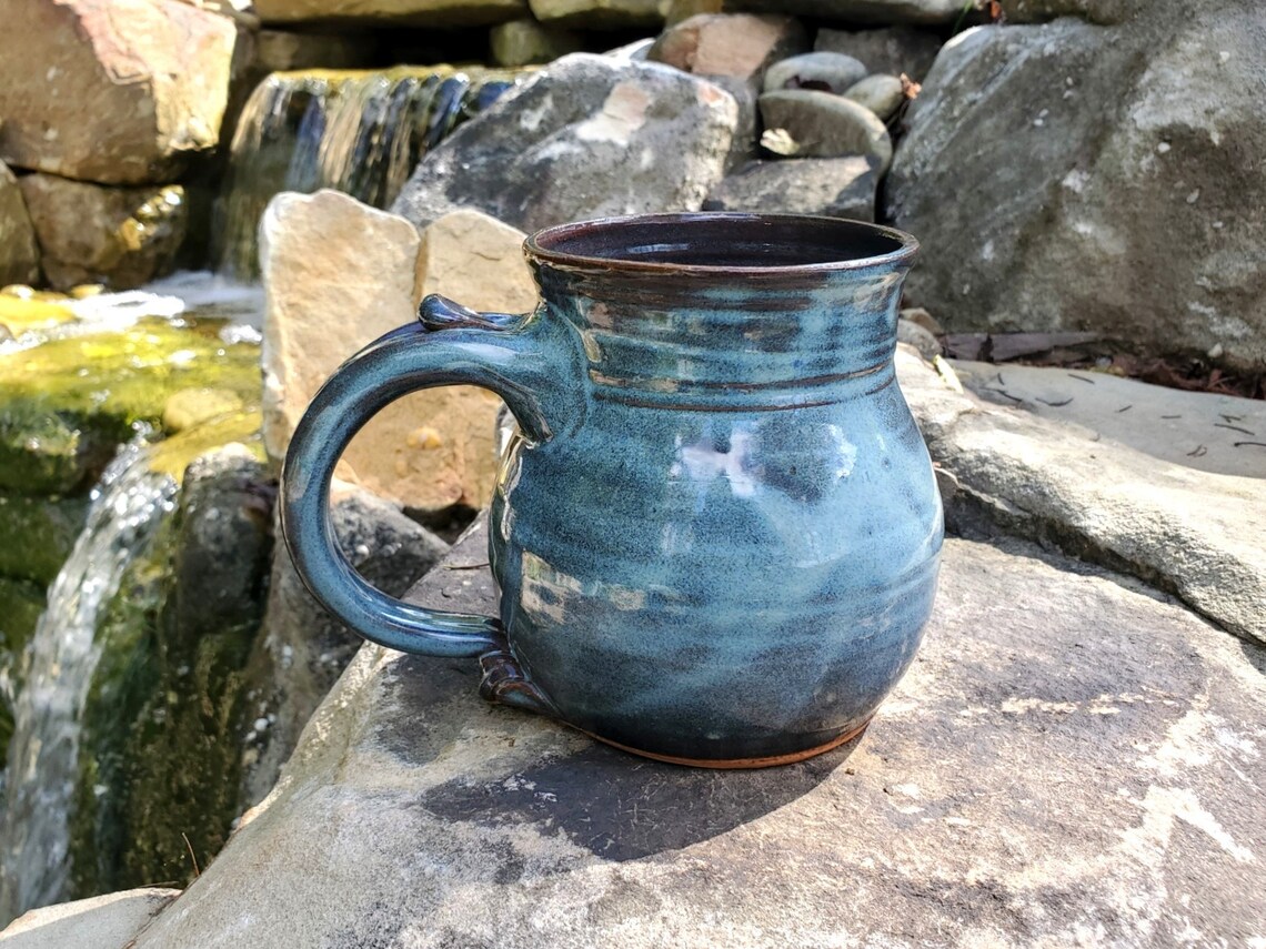 Huge Monster Mug in Slate Blue Made to Order - Etsy