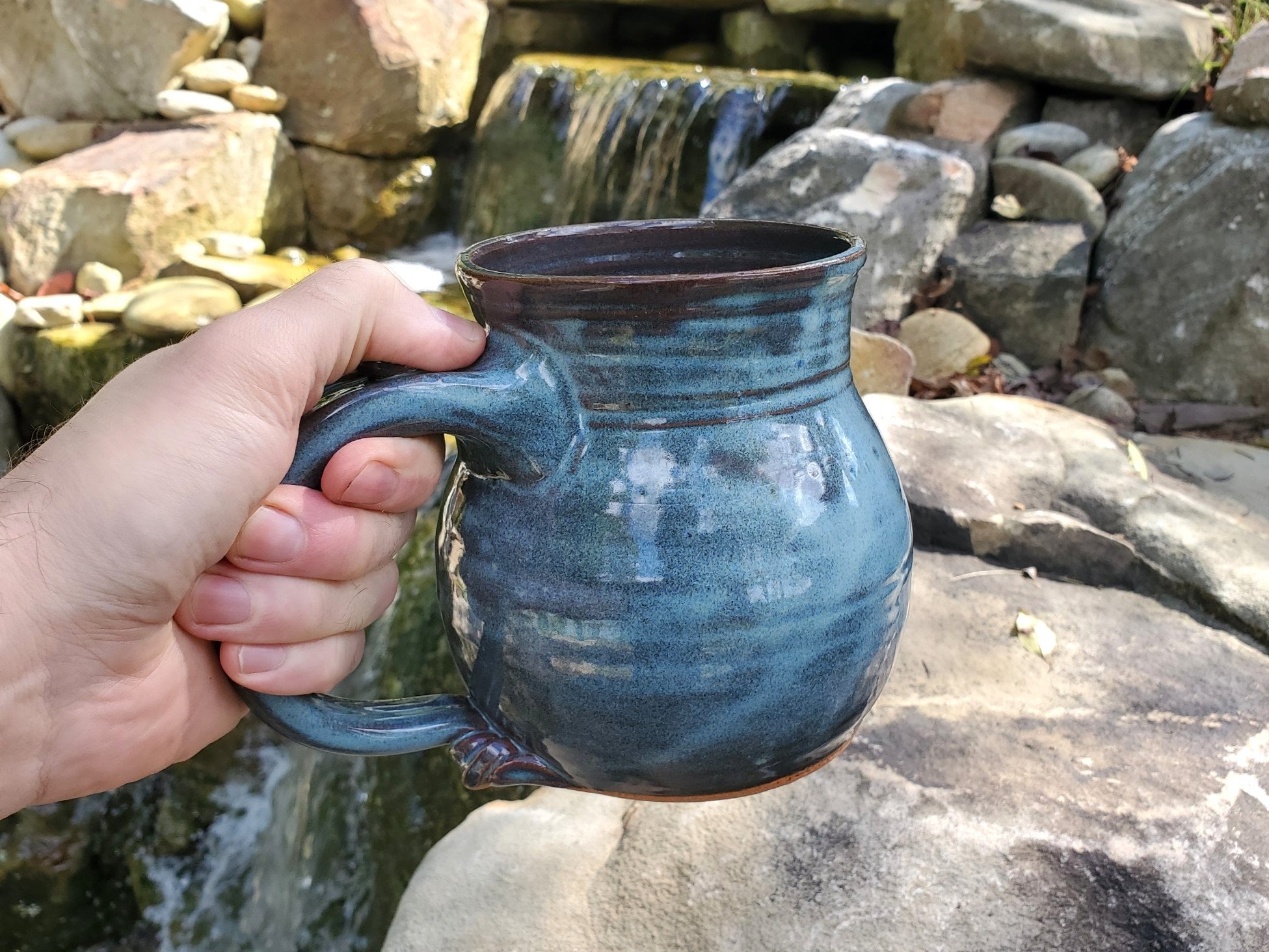 Huge Monster Mug in Slate Blue Made to Order - Etsy