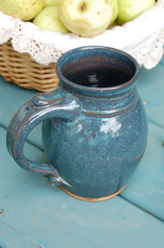 Huge Monster Mug in Slate Blue Made to Order | Etsy