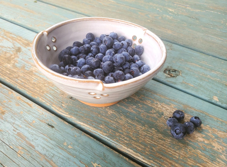 Berry Bowl Colander in Shale Made to Order - Etsy