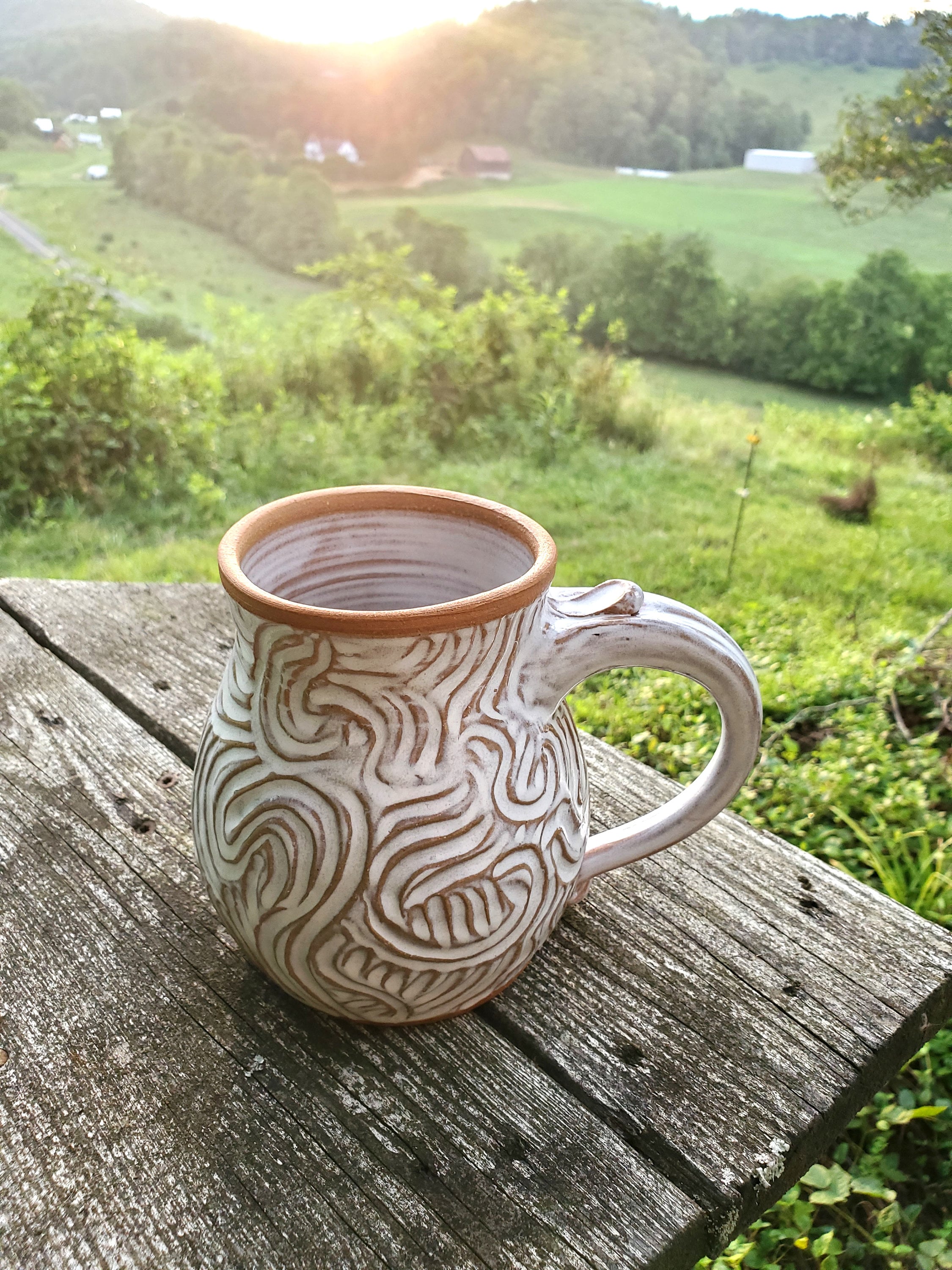 Huge Rooted Monster Mug in Shale Made to Order | Etsy