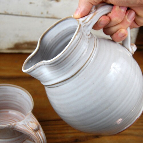 Large One Gallon Brownstone Pitcher Made to Order | Etsy