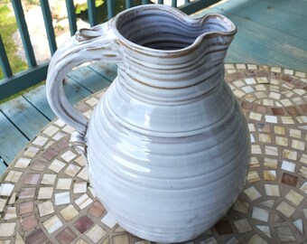 Large One Gallon Brownstone Pitcher Made to Order | Etsy