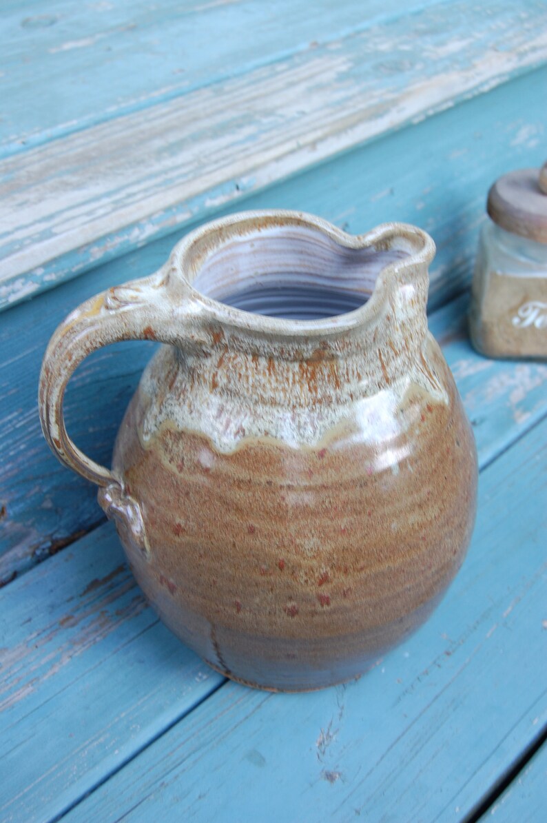 Large One Gallon Brownstone Pitcher Made to Order | Etsy