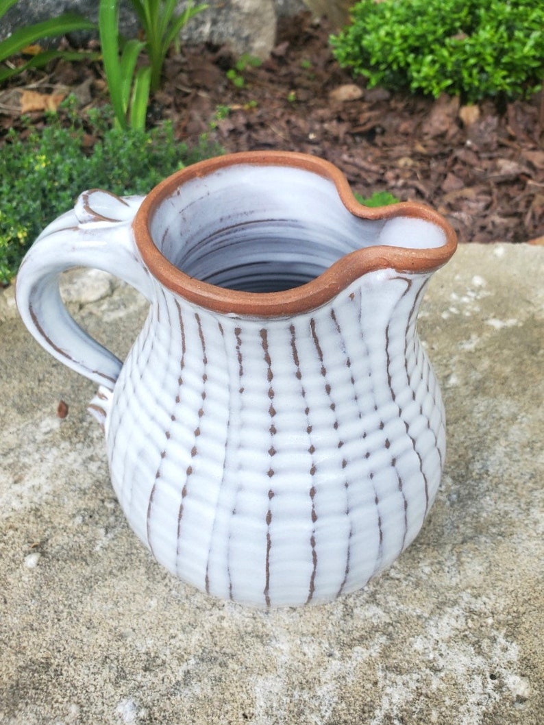 Half Gallon Pitcher Ridged in Shale Made to Order - Etsy