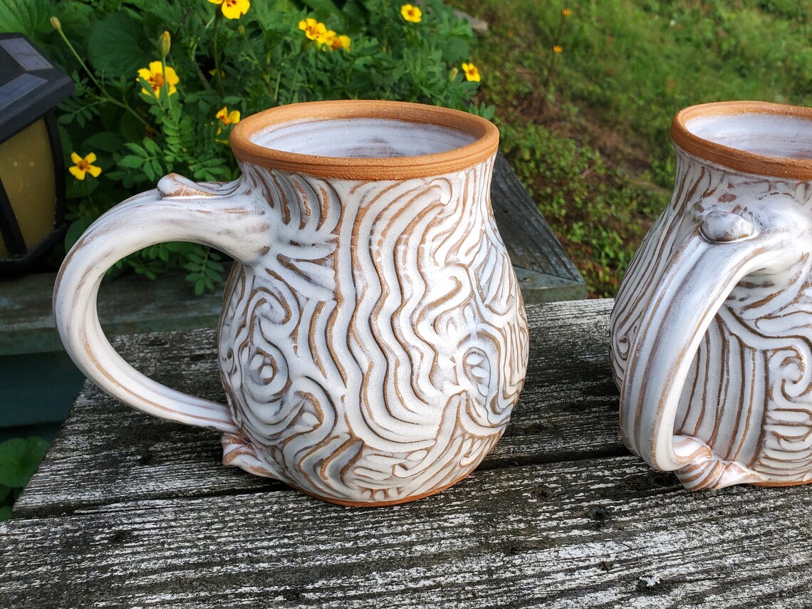 Huge Rooted Monster Mug in Shale Made to Order - Etsy