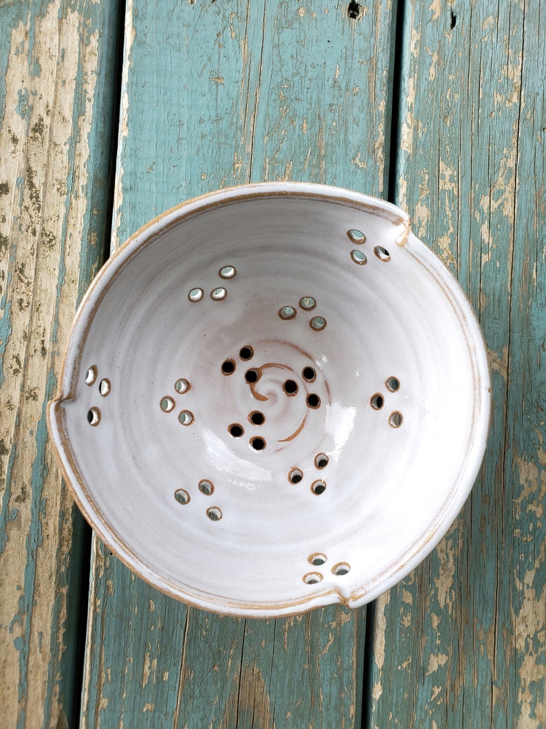 Berry Bowl Colander in Shale Made to Order - Etsy