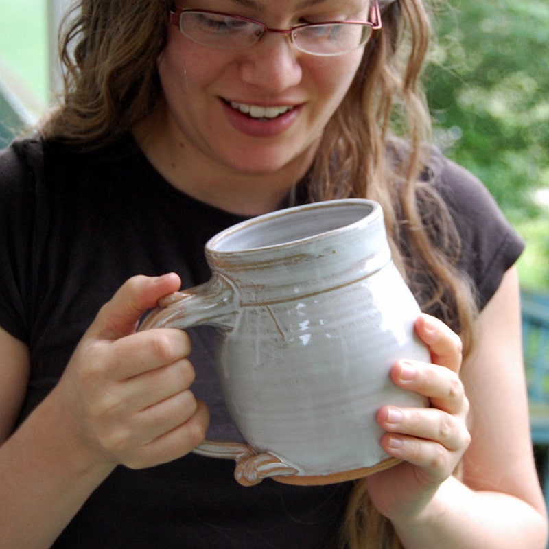 Wide Base Mug - Etsy