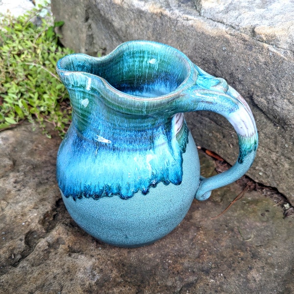 Turquoise Pitcher - Etsy