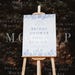 Easel Welcome Sign Mockup 18x24 Inches Outdoor for Wedding, Baby Shower ...
