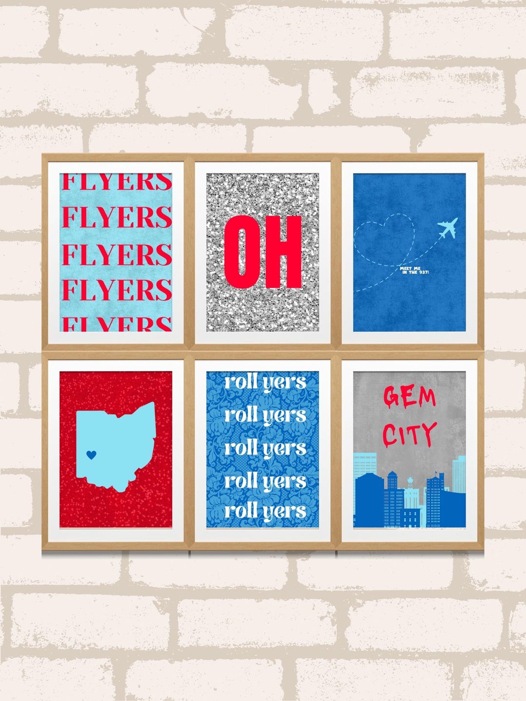 University of Dayton Wall Prints | College Wall Art | Dorm Room Decor ...