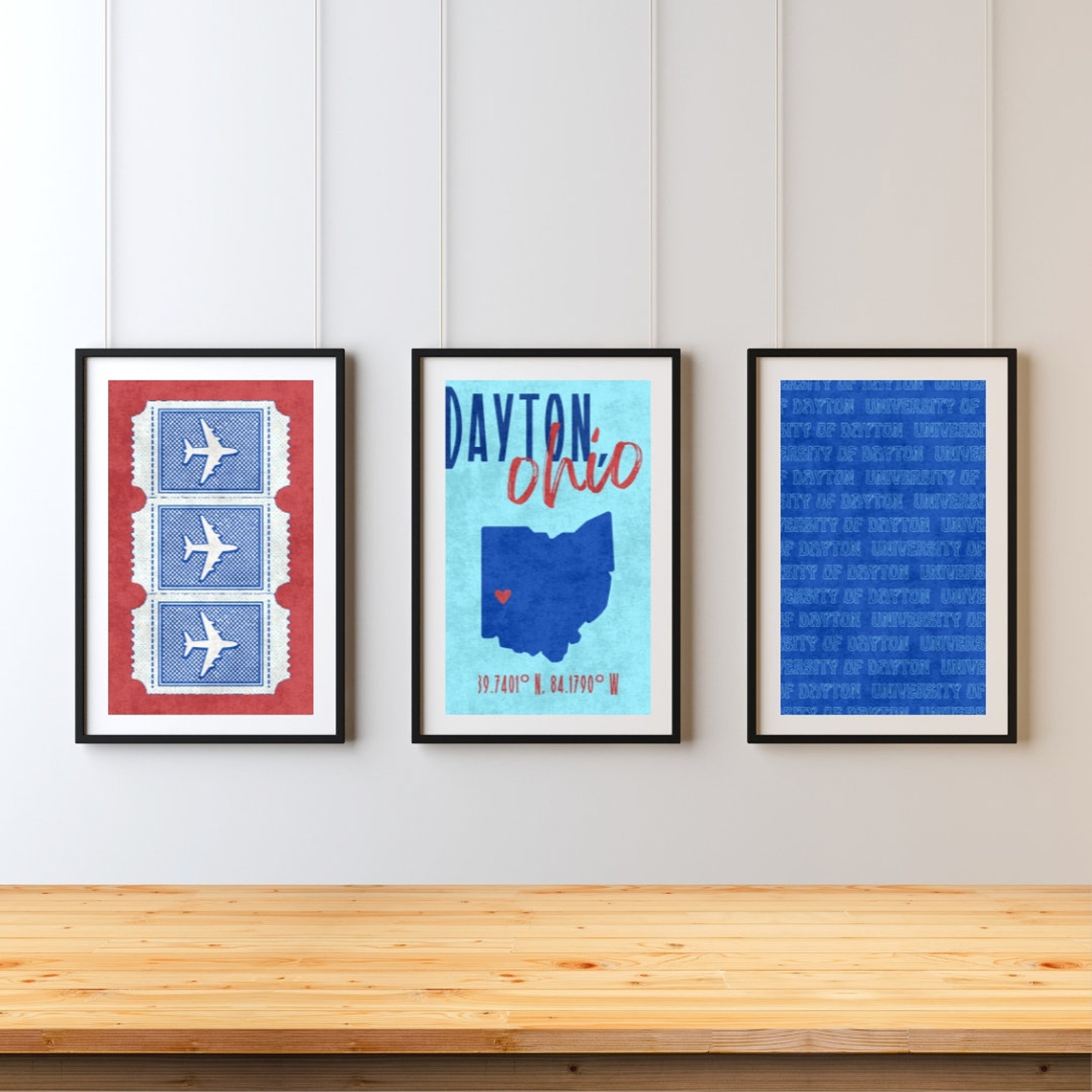 University of Dayton Wall Prints | College Dorm Wall Art | Digital ...