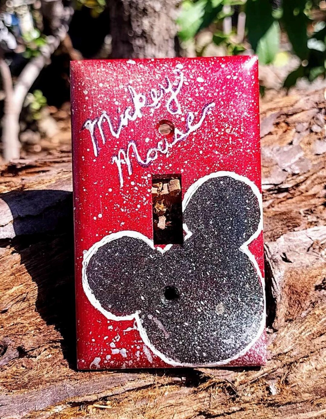 Mickey Mouse type Light Switch Cover - Etsy