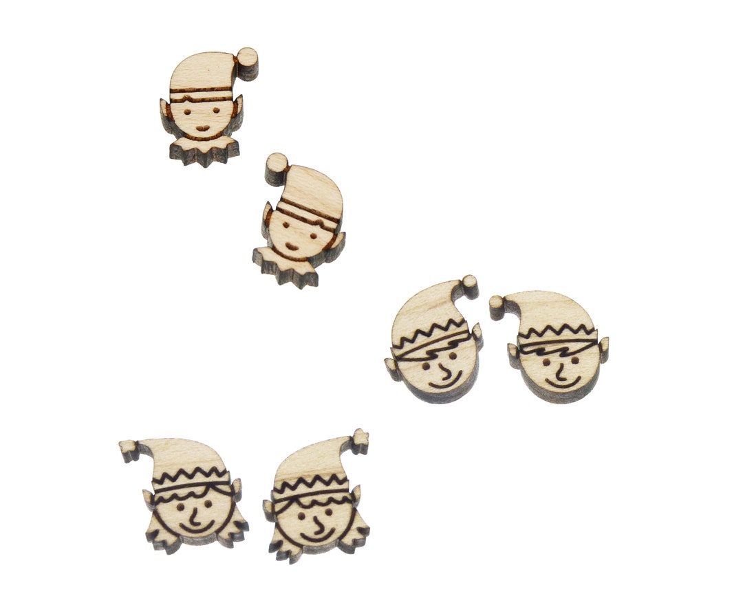 Elves, Elf *choose* Engraved Stud Earring Blanks, 10 Pieces, Jewelry ...
