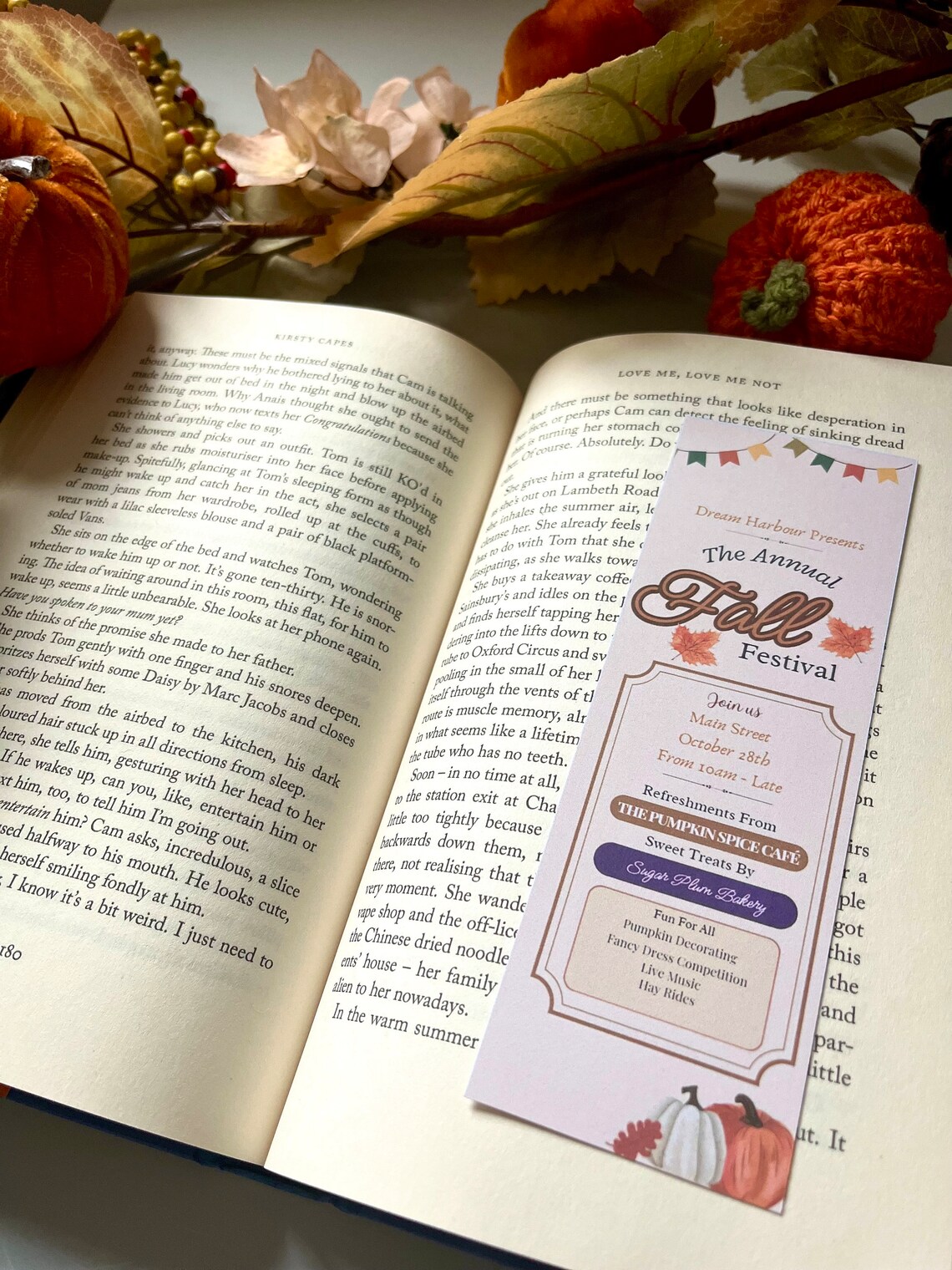The Pumpkin Spice Cafe Fall Festival Bookmarkromance Readerxmas ...