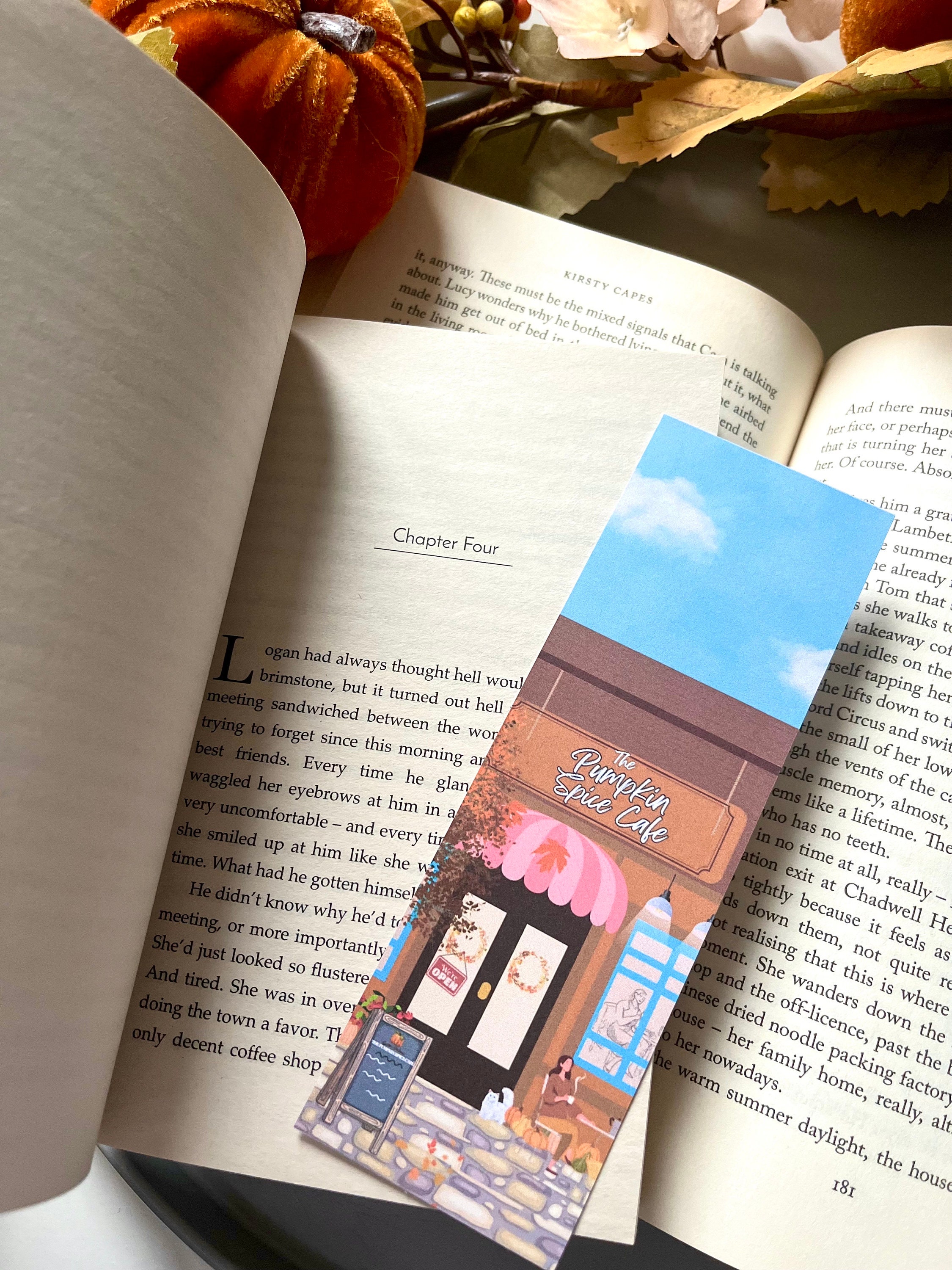 The Pumpkin Spice Cafe Bookmarkromance Reader Book Giftbook Loverautumn ...