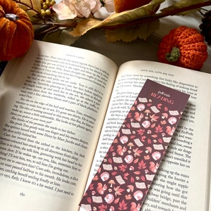 Fall Into Reading Bookmark|romance Reader| Gift|book Lover|autumn Read ...