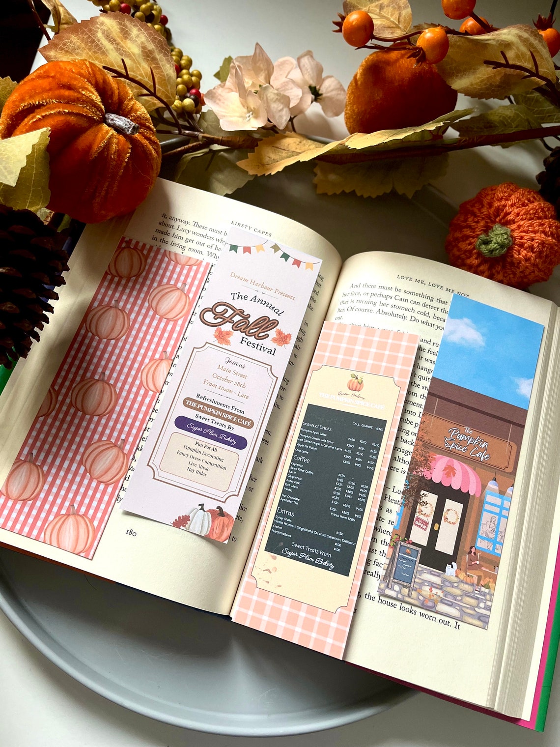 The Pumpkin Spice Cafe Bookmarkromance Reader Book Giftbook Loverautumn ...