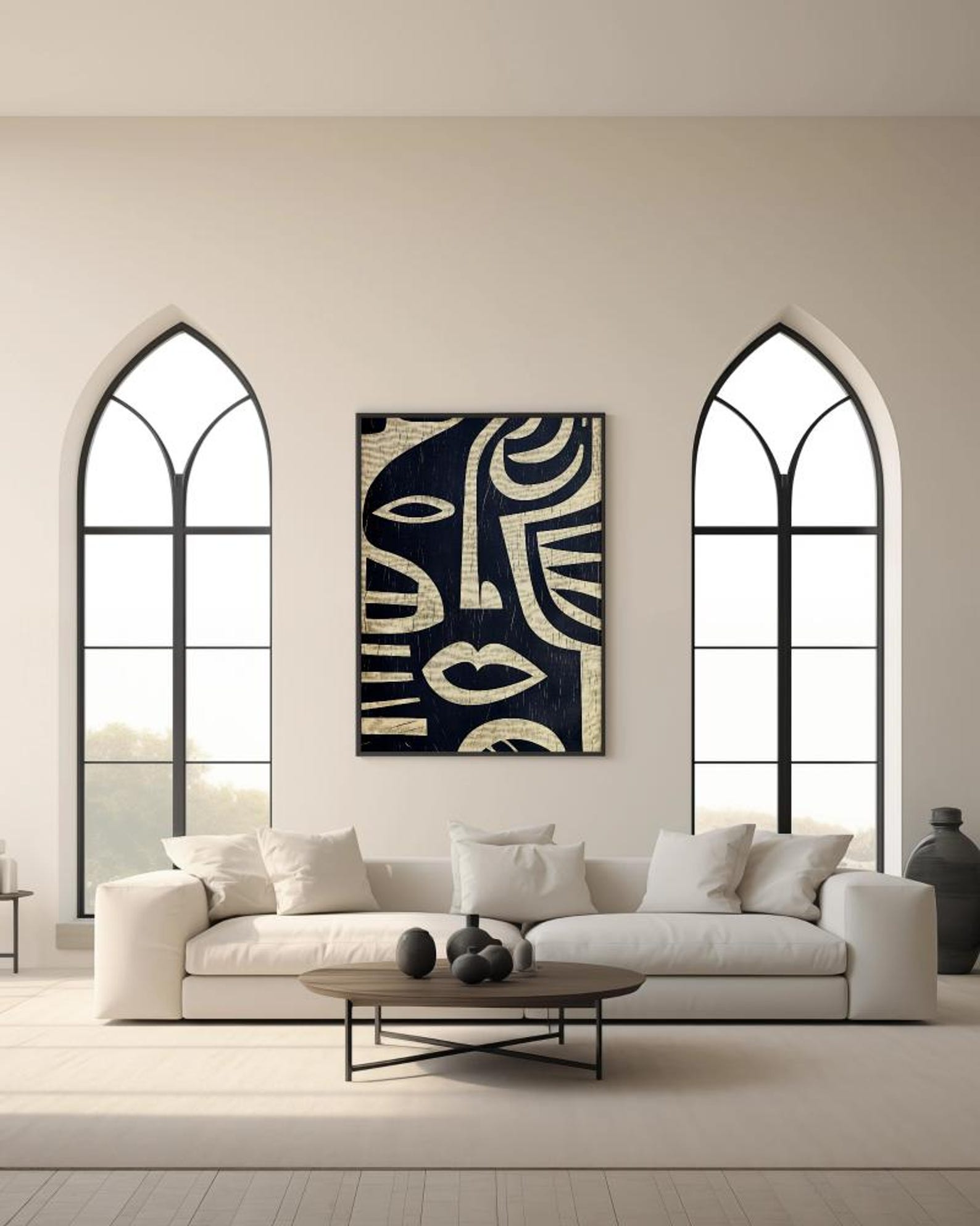 African Art Poster | African Abstract Wall Art | Gift for African ...