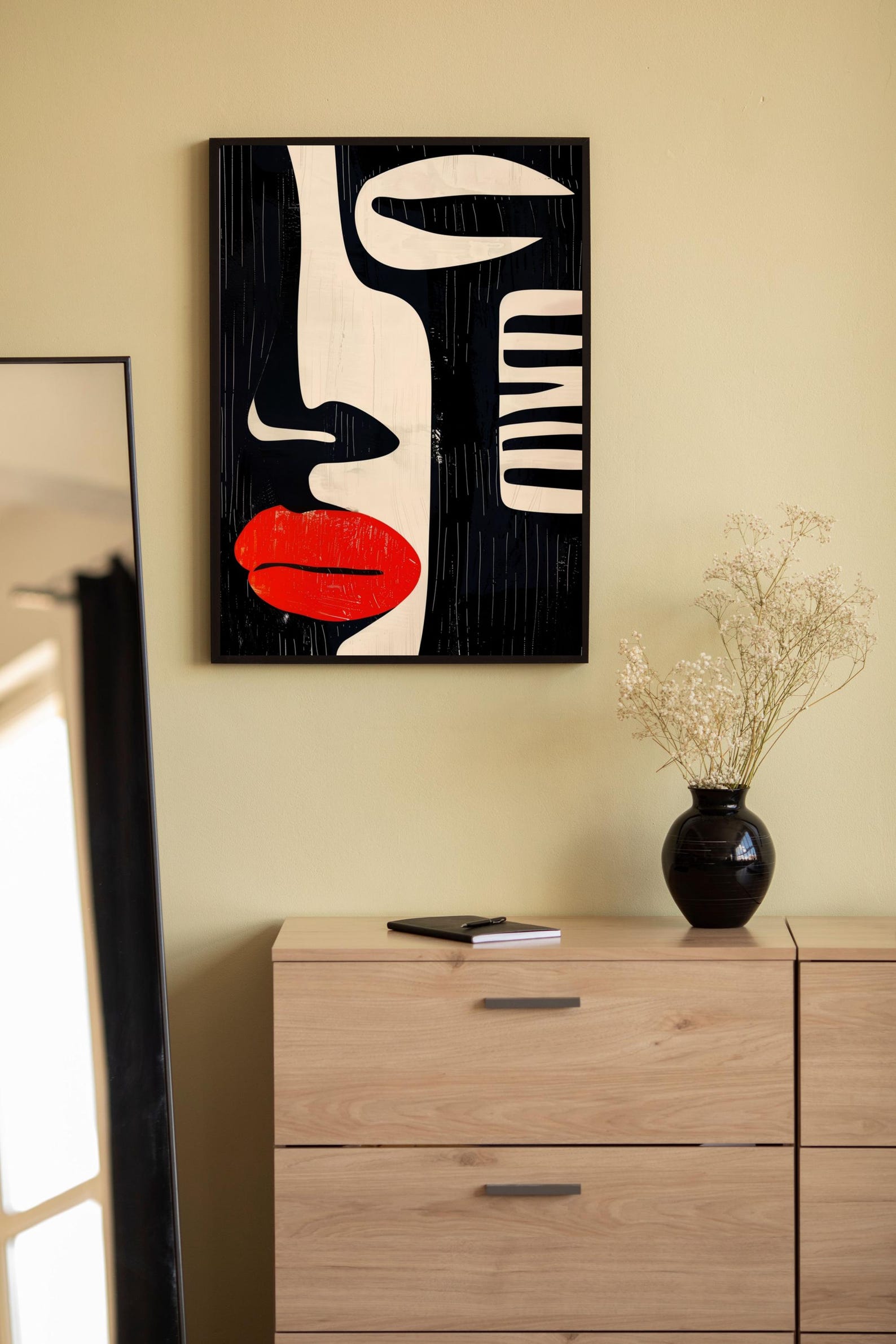 African Art Poster Black Woman African Home Decor Black Art Posters ...