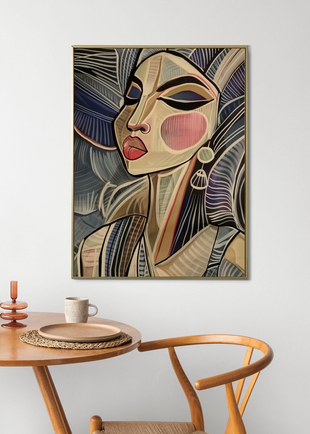 African Art Poster | Black Woman Wall Art| Gift for African | African ...