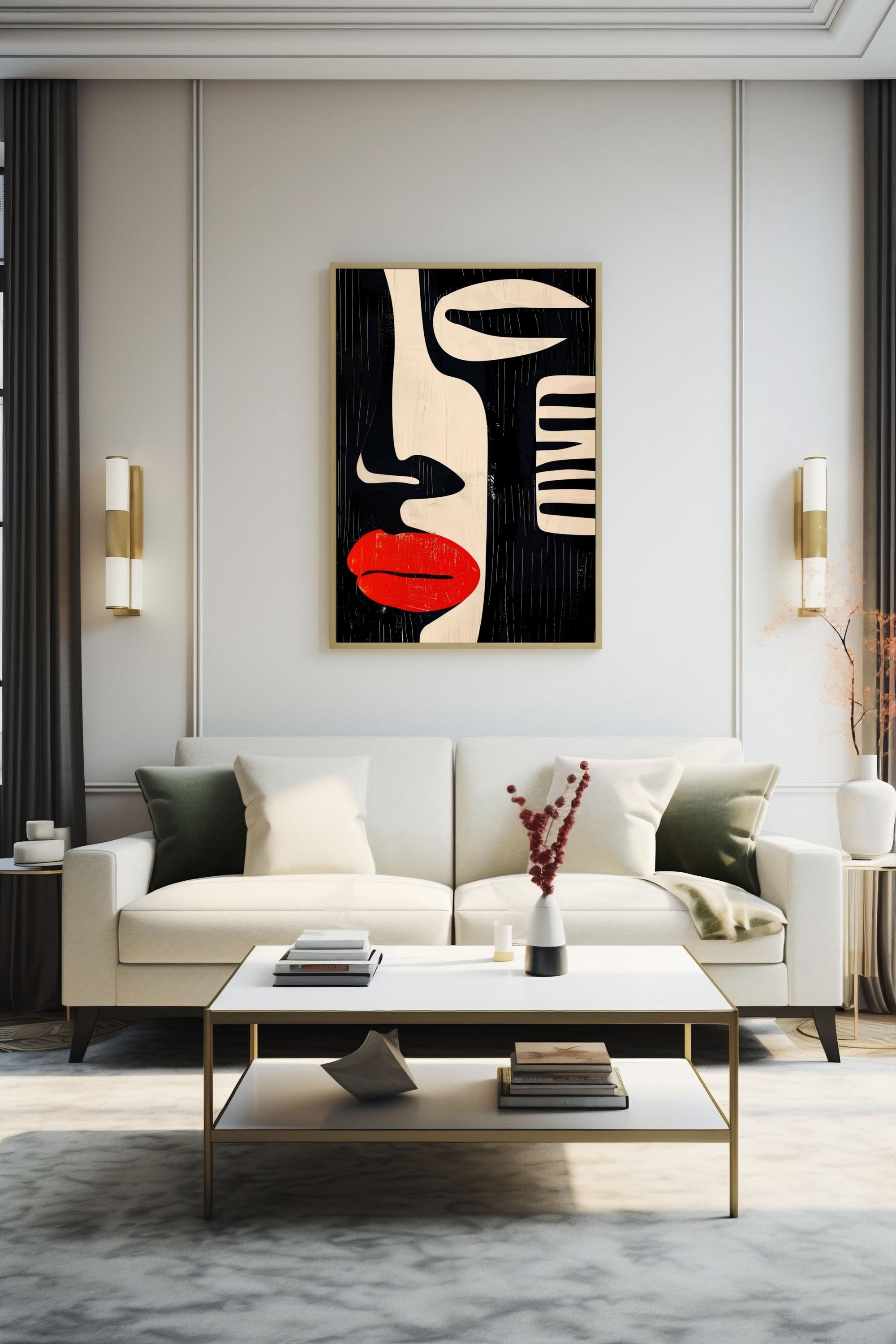 African Art Poster Black Woman African Home Decor Black Art Posters ...