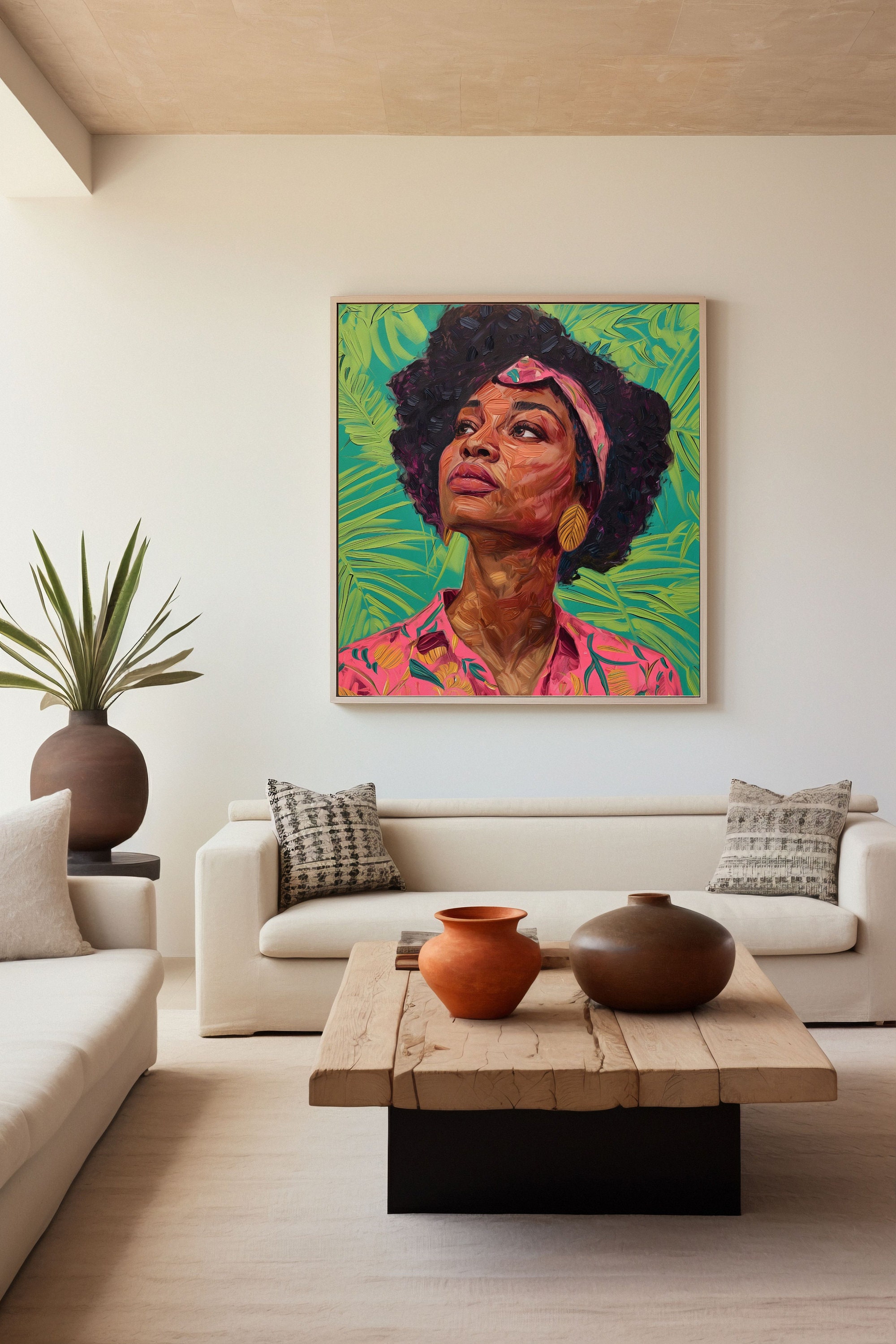 African Woman Texture Wall Art , African Art, African Culture, Abstract ...