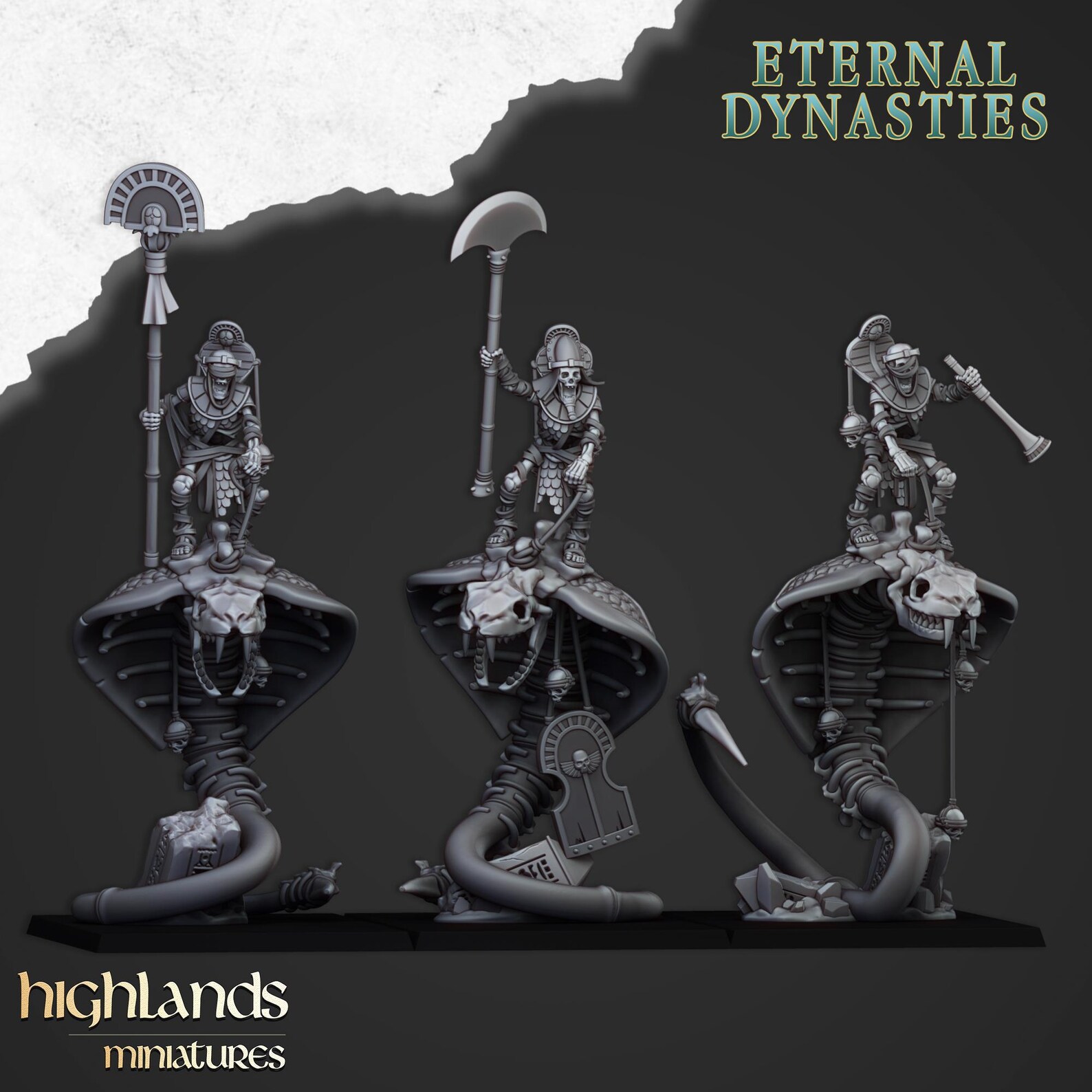 Mounted Ancient Guard on Great Snakes - Eternal Dynasties | Rpgs ...