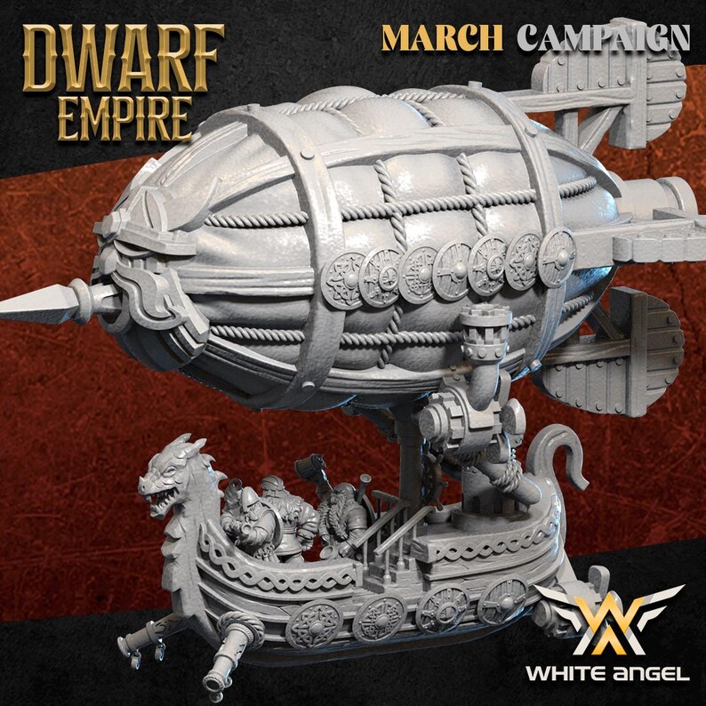 DWARF ZEPPELIN - Dwarf Empire | Rpgs | Roleplaying | 32mm 28mm ...