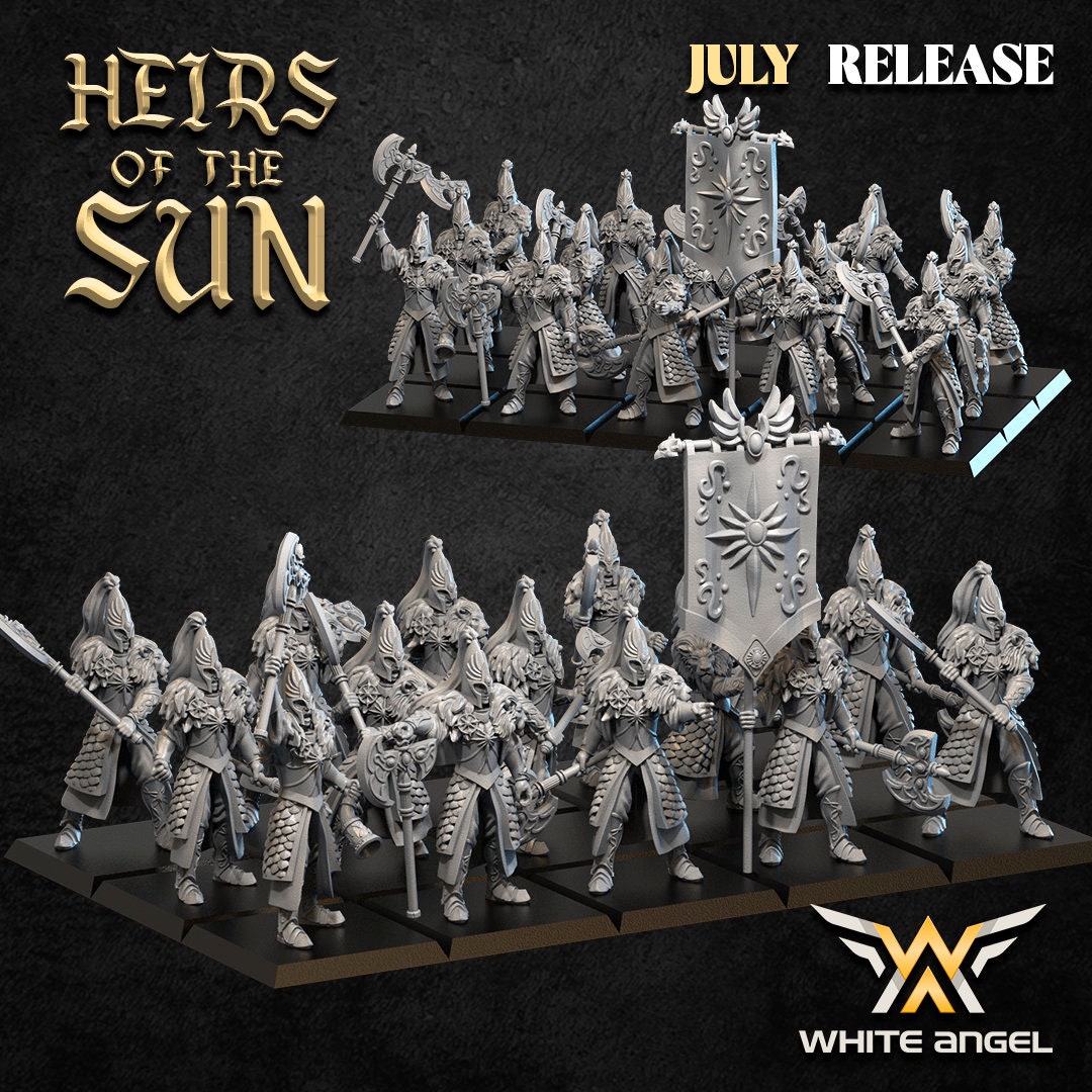 Imperial Lion Warriors - Heirs of the Sun | White Angel Miniatures ...