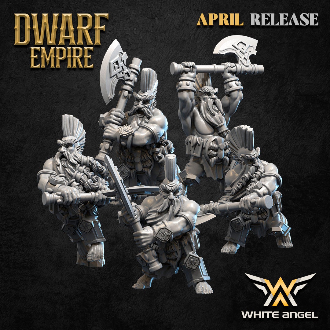 Dragon Killer - Dwarf Empire | | White Angel Miniatures | RPG ...