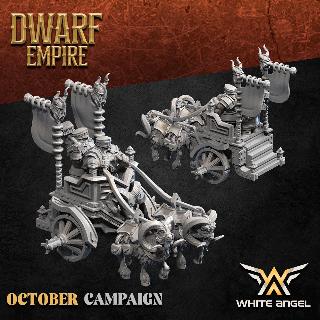 DWARF CHARIOT - Dwarf Empire | Rpgs | Roleplaying | 32mm 28mm ...